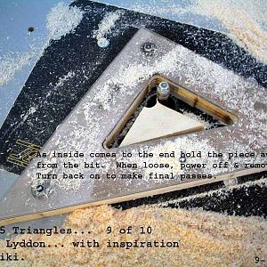 Making New 45* Triangles from a Drafting template | NC Woodworker